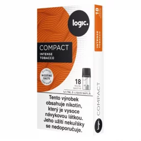 JTI Logic Compact náplně Intense Tobacco 18mg, 1,7ml