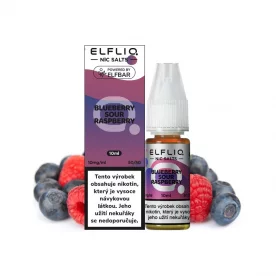 E-liquid ELF BAR ELFLIQ Blueberry Sour Raspberry - Borůvka a malina