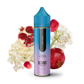 Příchuť ProVape Icons Pop Idol - Černý bez, granátové jablko