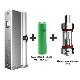 Kangertech KBOX, stříbrný + baterie Sony 2100mAh + Subtank Plus